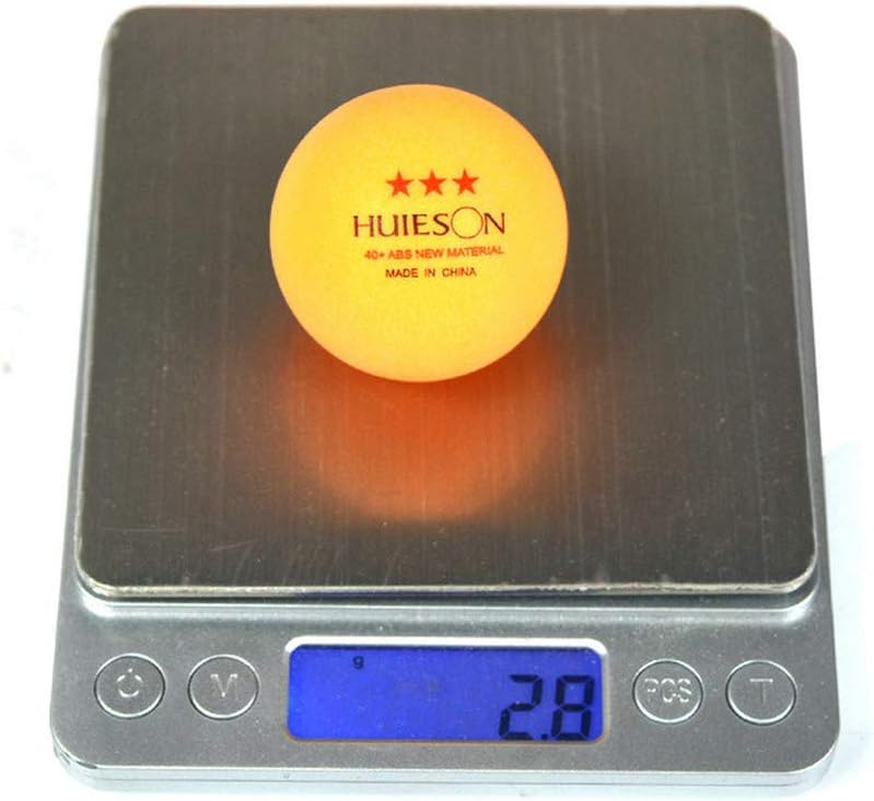 HUIESON 3 Star Ping Pong Balls 40+ Advanced ABS Plastic Table Tennis ...