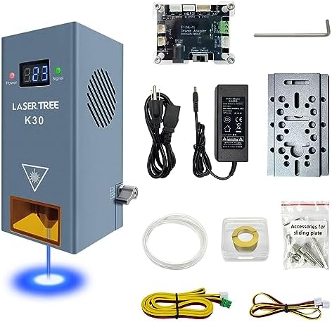 Laser Module Kit 30W, LASER TREE K30 Laser Head with Air Assist TTL ...