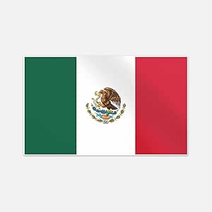 Amazon.com - Mexican Flag Sticker Vinyl Car Bumper Decal