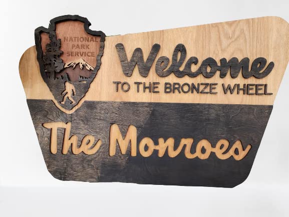 Amazon.com: Original Designed National Park Family Sign, Wedding Gift ...