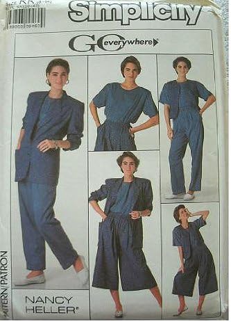 Amazon.com: Simplicity Go Everywhere Pattern 9337 Nancy Heller Misses ...