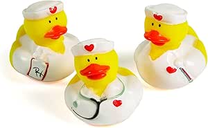 Amazon.com: Nurse Rubber Ducks | 12 Pack | Party Favors Nurse ...