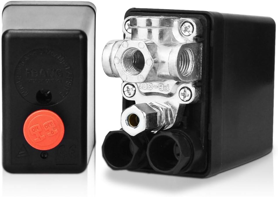Amazon.com: FBANG 4 Way Air Compressor Pressure Switch Control Valve ...