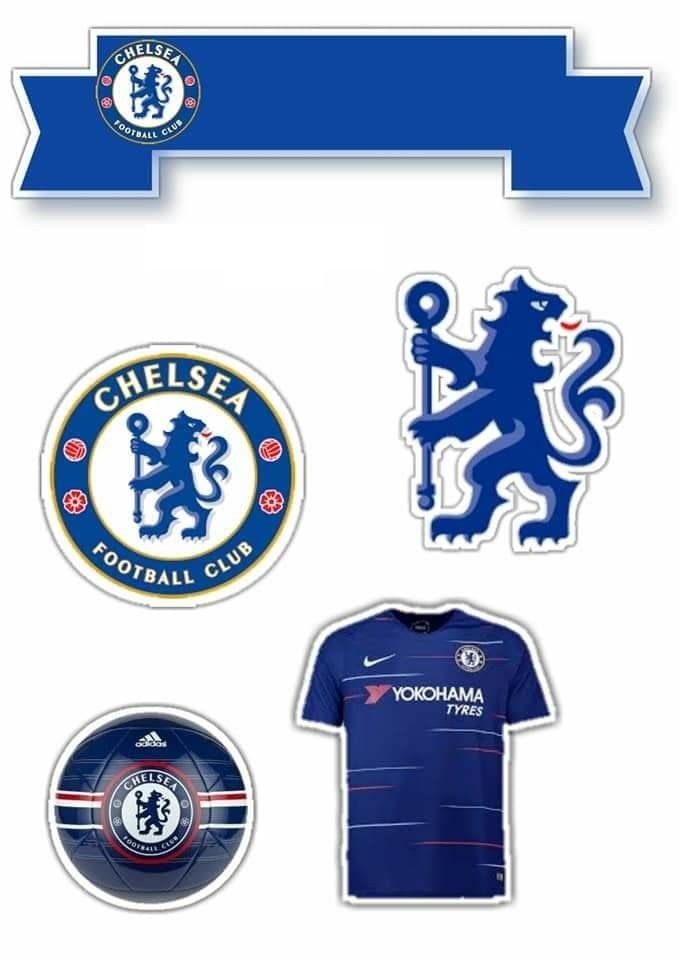 Chelsea Fc Football Sport Sticker Pack Of 5 Vinyl Stickers | Desertcart ...
