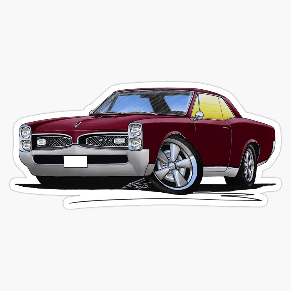 Maroon Pontiac