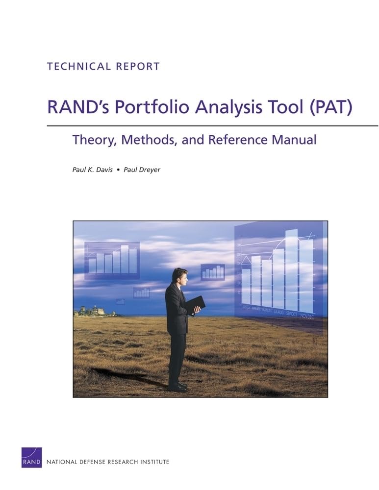Amazon.com: RAND's Portfolio Analysis Tool (PAT): Theory, Methods, and ...
