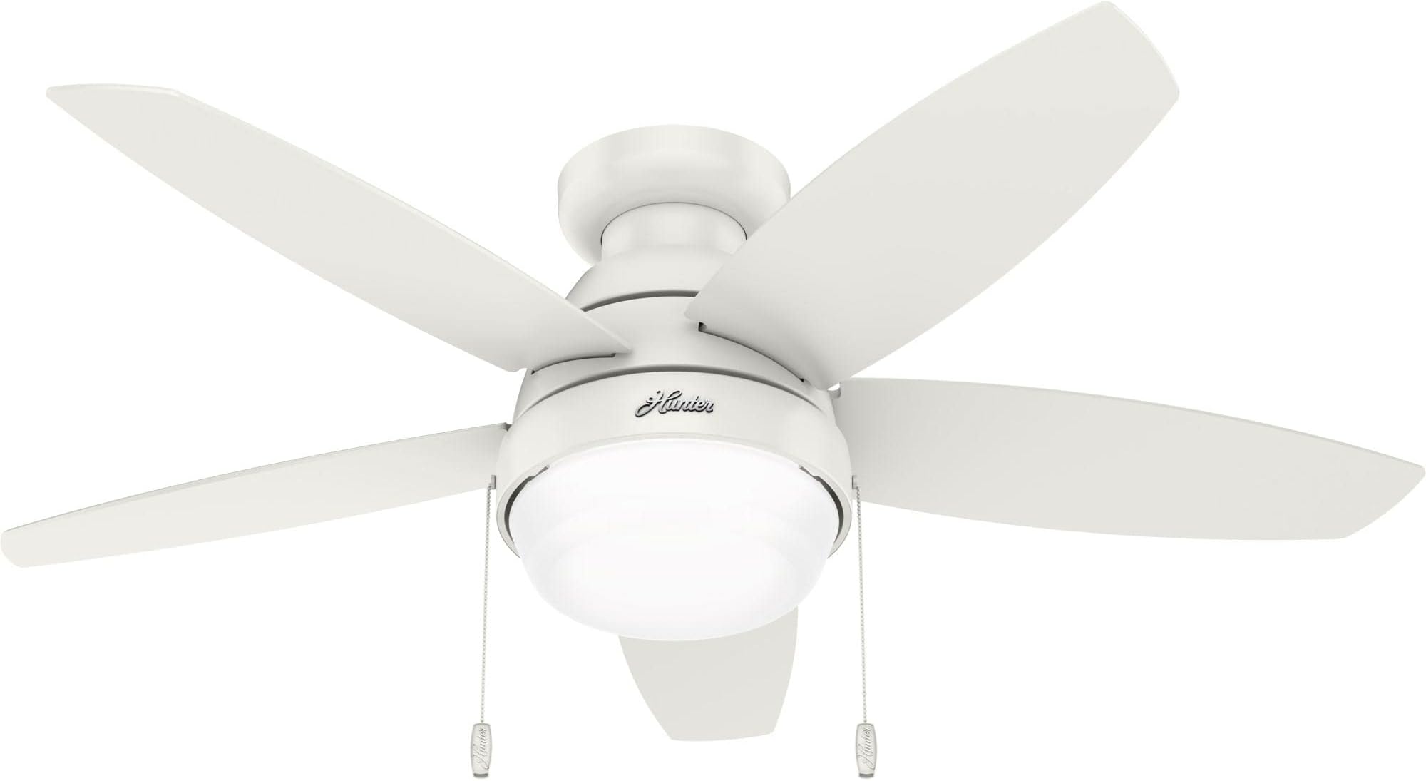 Monte Carlo 5DI52BSD-L Discus 52" Ceiling Fan with Light and Pull Chain ...