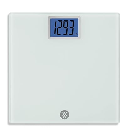 WW Scales by Conair Digital Glass Bathroom Scale, 400 Lbs. Capacity ...