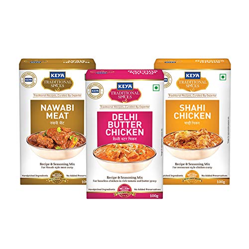KEYA Masala Carton Nonveg Combo, Shahi Chicken, Nawabi Meat, Delhi ...