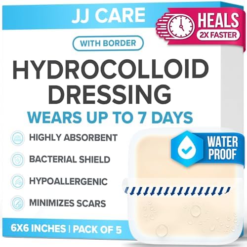 Amazon.com: MEDIFOAM H Band - Bordered Hydrocolloid Dressing, Self ...