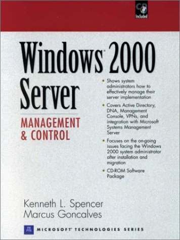 Amazon | Windows 2000 Server: Management & Control (Prentice Hall Ptr Microsoft Technologies ...