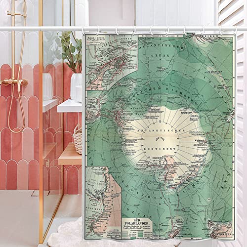 The 7 Best World Map Shower Curtain Liners of 2026 [Verified] - Cherry ...
