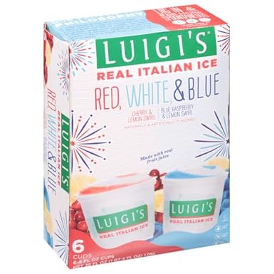 Amazon.com: LUIGI'S Real Italian Ice Variety Pack : Grocery & Gourmet Food