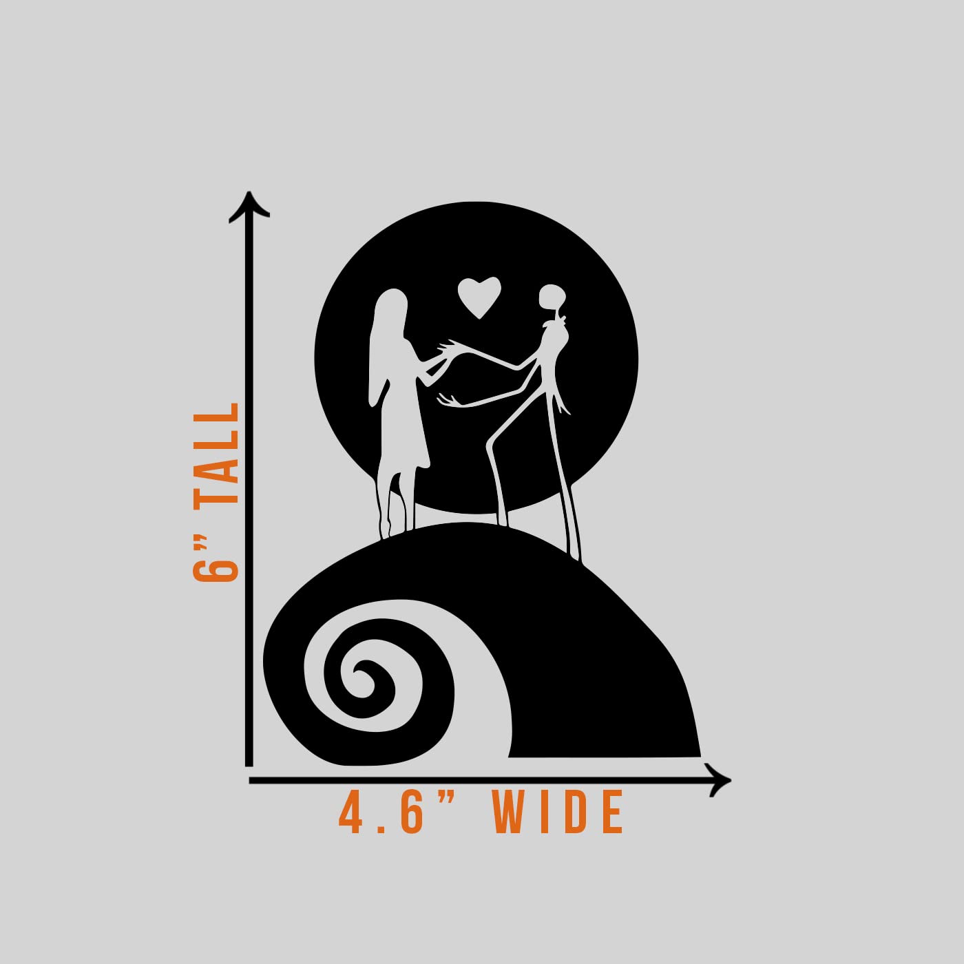Nightmare Before Christmas Jack And Sally Hill Disney The Nightmare