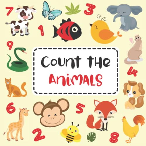Amazon.com: Count the Animals: Fun Counting Numbers and Learning ...