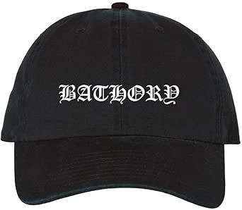 Merch2rock Bathory Name Logo Dad Hat Black | Officially Licensed at ...
