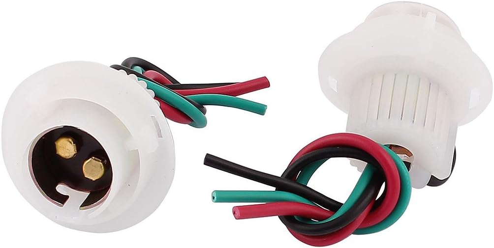 uxcell 2pcs BAY15D 1157 Bulb Socket Lamp Light Holder: Amazon.com ...
