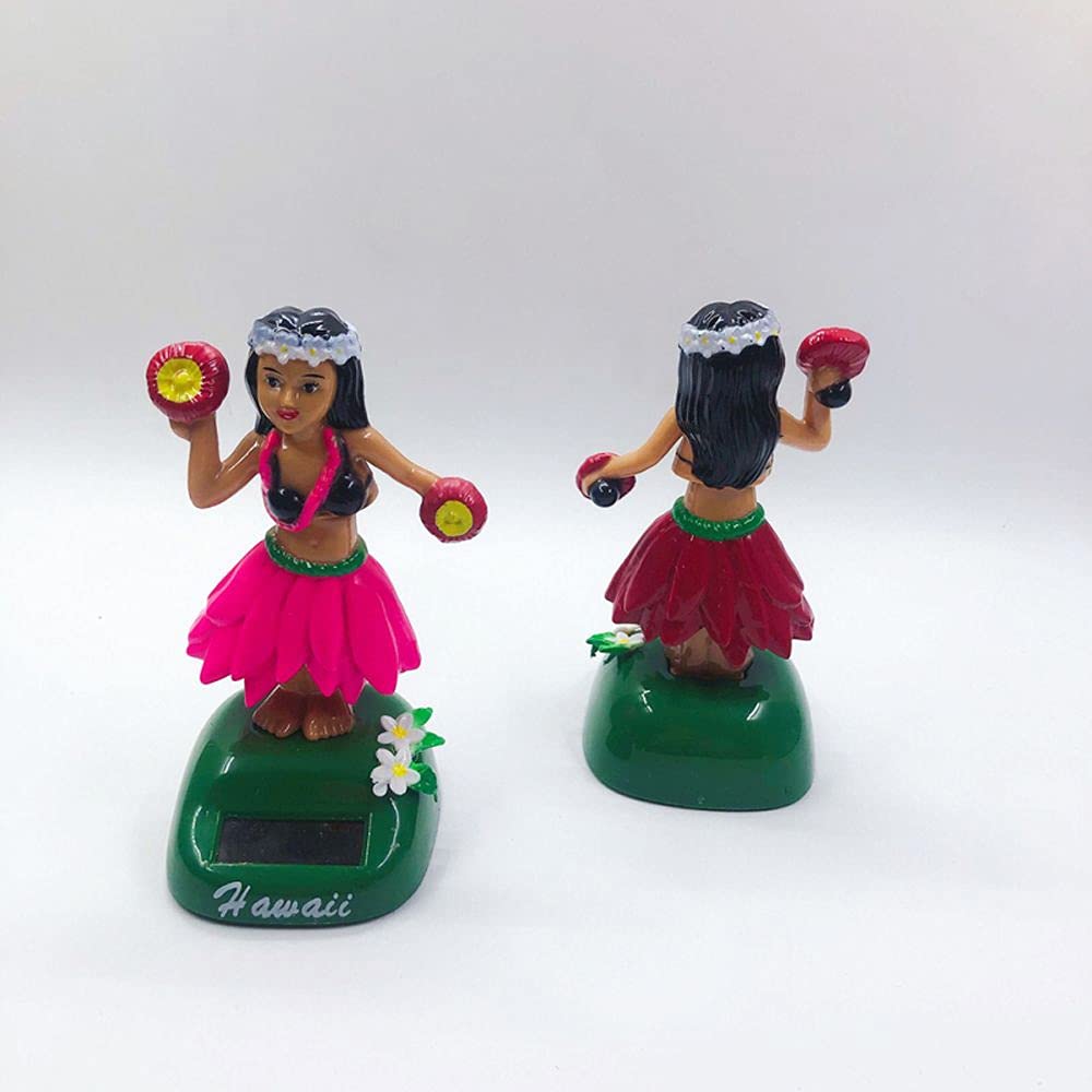 Bobblehead For Car Vintage Statue Retro 1980s Dancing Hawaiian Girl ...