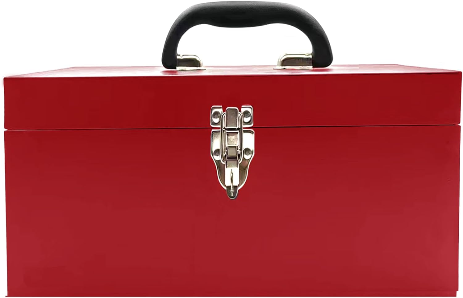 16" Portable Steel Heavy-duty Large Tool Box 18-Gauge Fishing Tackle ...