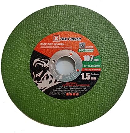 XTRA POWER GREEN METAL CUTTING WHEEL 4 INCH 107X16X1.5 MM Pack -10 pcs ...