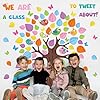 Amazon.com: JarThenaAMCS 81Pcs Back to School Tree Bulletin Board Set ...