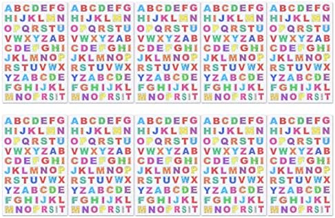 700pcs Glitter Letter Stickers Colorful Alphabet Stickers,DIY Craft ...