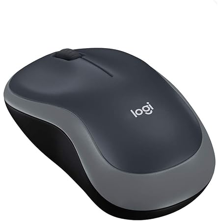 Amazon.co.jp: ロジクール ワイヤレスマウス 無線 マウス M186CG 小型 電池寿命最大12ケ月 無線マウス M186 グレー 国内正規品 : パソコン・周辺機器
