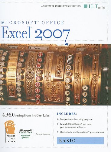 Buy Excel 2007: Basic + CertBlaster and CBT Instructor's Edition Book Online at Low Prices in ...