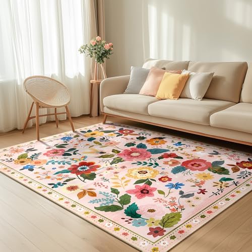 Amazon.com: Rugcomf Bedroom Rug 3x5 Rug Washable Area Rug Non Slip Low ...