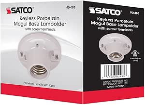 Amazon.com: Satco 90-483 Mogul Base Keyless Receptacle : Industrial ...