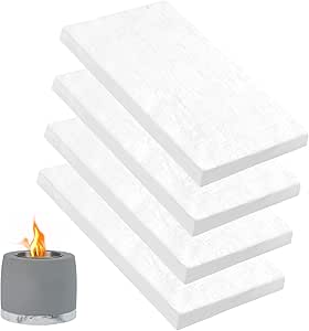 Amazon.com : Ythogtha - 4PACK Ceramic Wool for Fire Pit & Fireplace ...