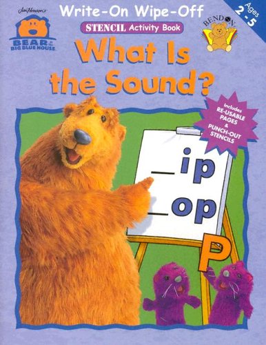 Sound: Write On/wipe Off Stencil Workbook - (Bear in The Big Blue House ...