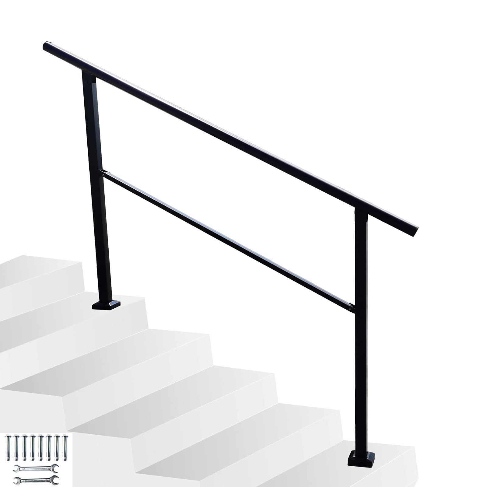 Buy Adjustable Stair Railing Kit Handrails For Outdoor Steps Metal buy-adjustable-stair-railing-kit-handrails-for-outdoor-steps-metal