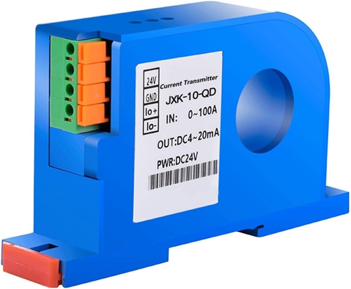 Amazon.co.jp: AC 電流センサー 10mA 20mA 500mA、10A、50A、300A、600A 電流トランスデューサー DC24V 4-20ma 0-10V RS485 ...