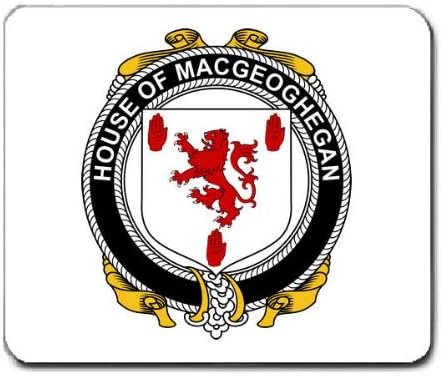 Amazon.com: MACGEOGHEGAN Family Crest Coat of Arms Mouse Pad : Office ...