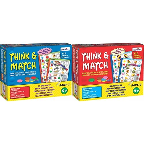 Buy Creative Educational Aids P. Ltd. 1058 Think And Match - I & 1059 ...