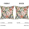 Amazon.com: Pyonic Outdoor Pillows Cover Pack of 2 Floral Waterproof ...