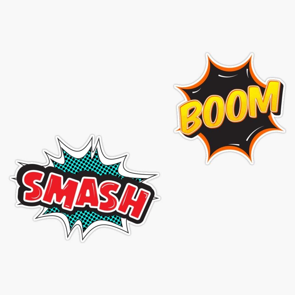 Amazon.com - Magnet Boku MHA Anime Bakudeku Smash Boom Magnet Vinyl ...