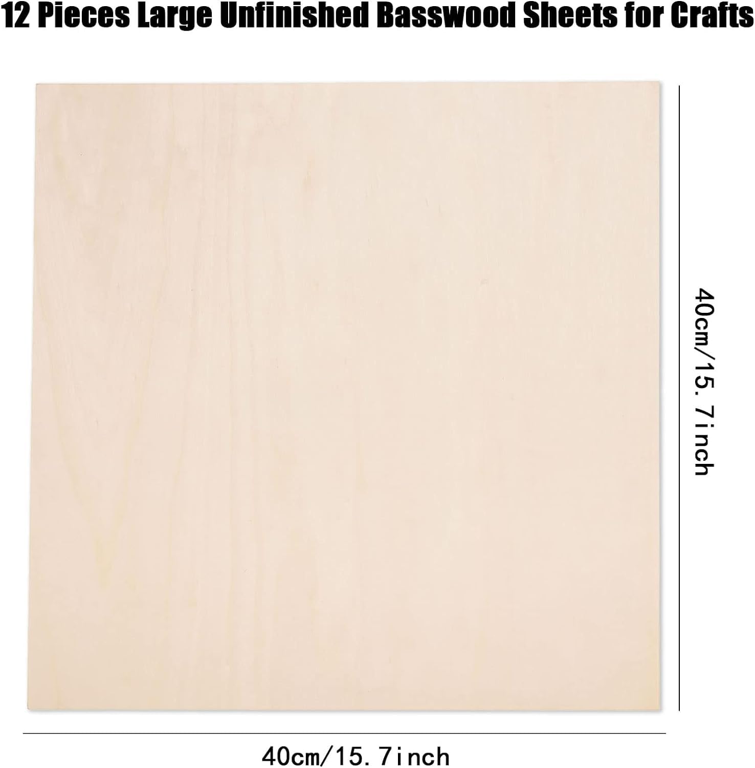 Snapklik.com : AWIZOM 12 Pack 16x16x1/16 Inch-2 Mm Thick Basswood ...