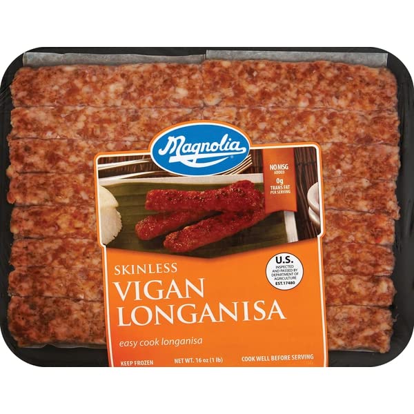 Amazon.com: Magnolia, Skinless Vegan Longanisa, 16 Ounce : Grocery ...