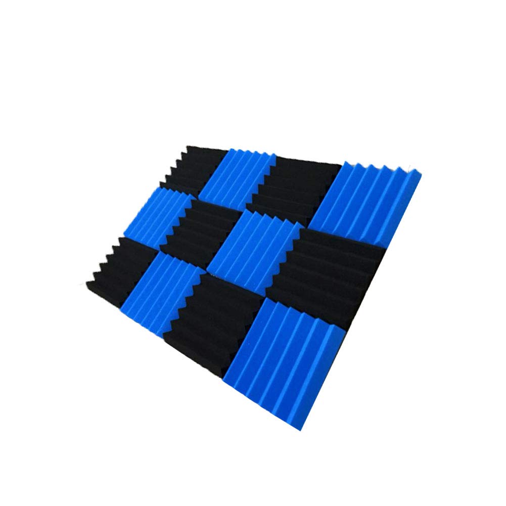 Snapklik.com : HWLIYUTAI 48 Pack Black&Blue Acoustic Foam Panels 2" X ...