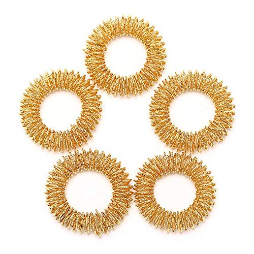 ACP ACUPRESURE Finger Massage Ring Acupuncture Health Care Relax Hand ...