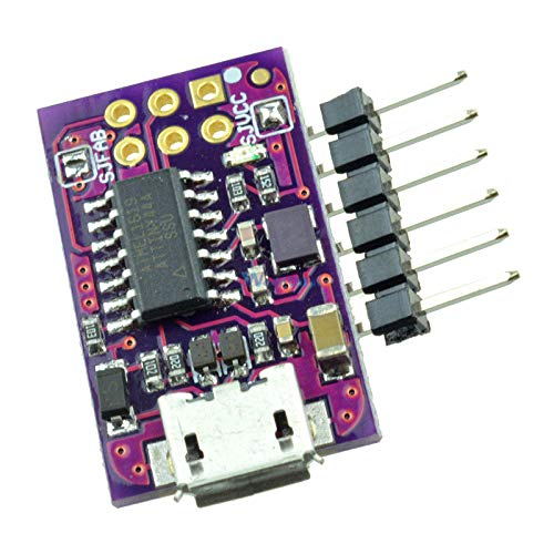 5V Micro USB Tiny AVR ISP ATtiny44 ATTiny45 ATTiny85 USBTinyISP Programmer Module For Arduino ...