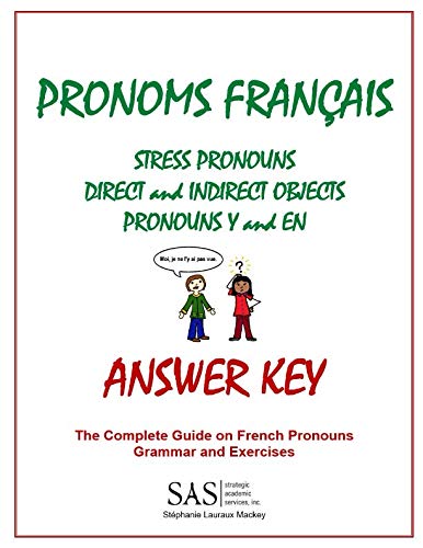 Pronoms Francais - Answer Key: Complete Guide on French Pronouns ...