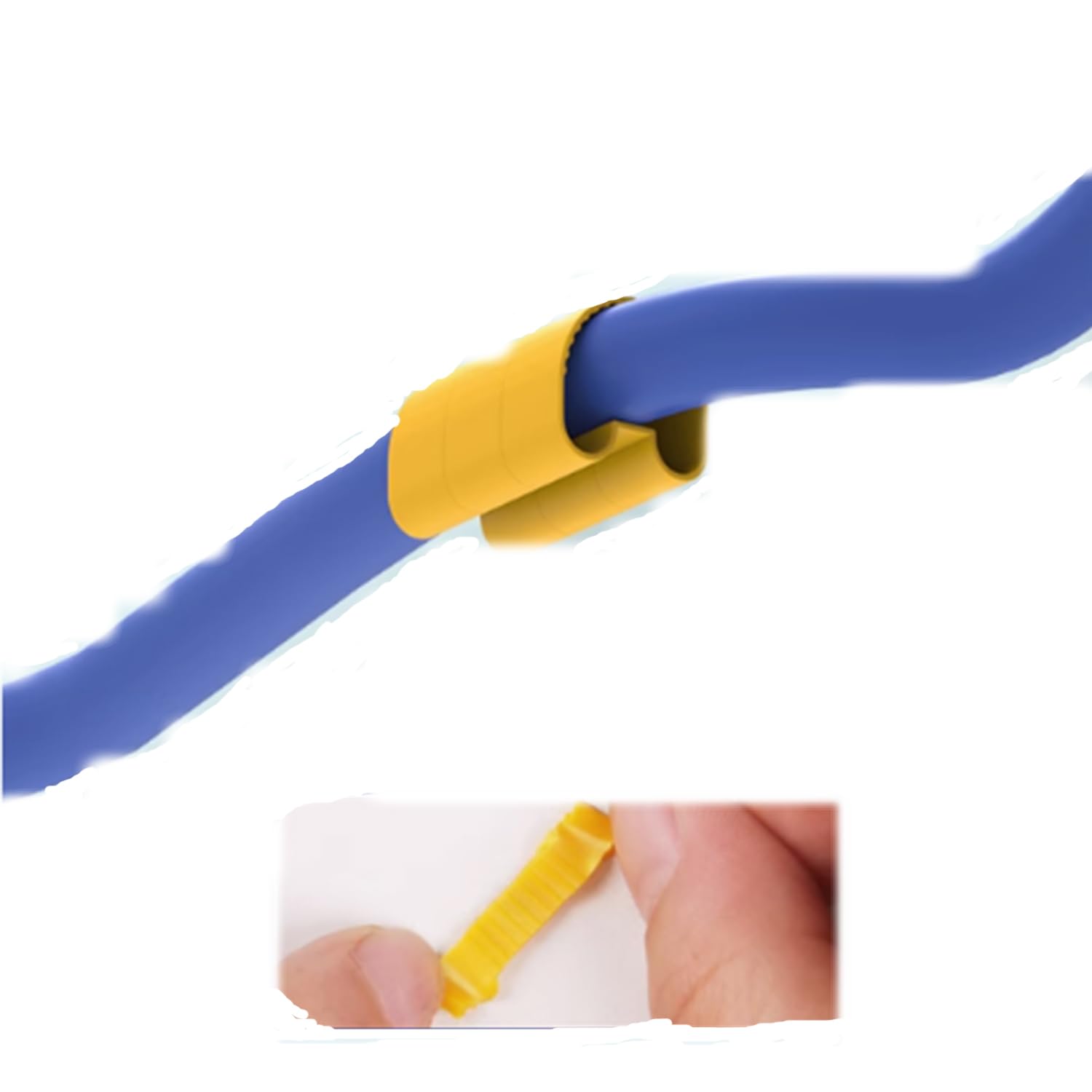 Snapklik.com : 10 Rolls 0-9 Number Tube Flexible PVC Concave Cable Wire ...