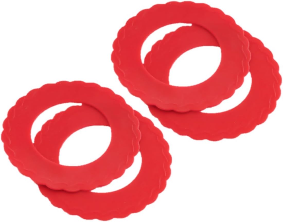 Amazon.com: Norpro Silicone Mini Pie Pan Shields, Set of 4, 6 inch, Red ...
