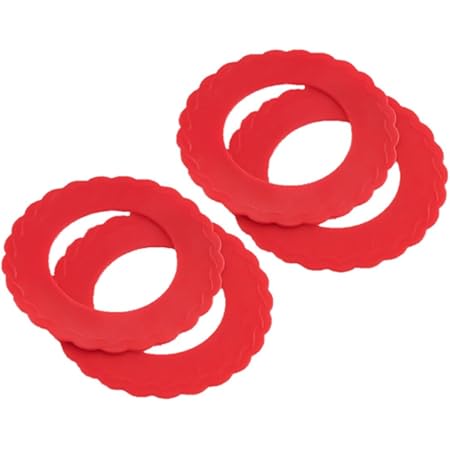 Amazon.com: Norpro Silicone Mini Pie Pan Shields, Set of 4, 6 inch, Red ...