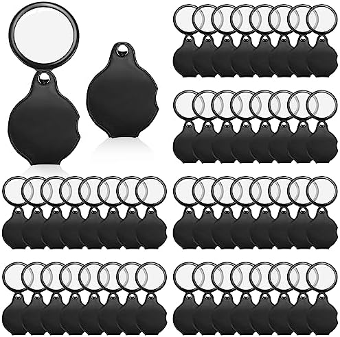 Amazon.com: Kanayu 100 Pcs Mini Handheld Magnifying Glass for Kids 5X ...