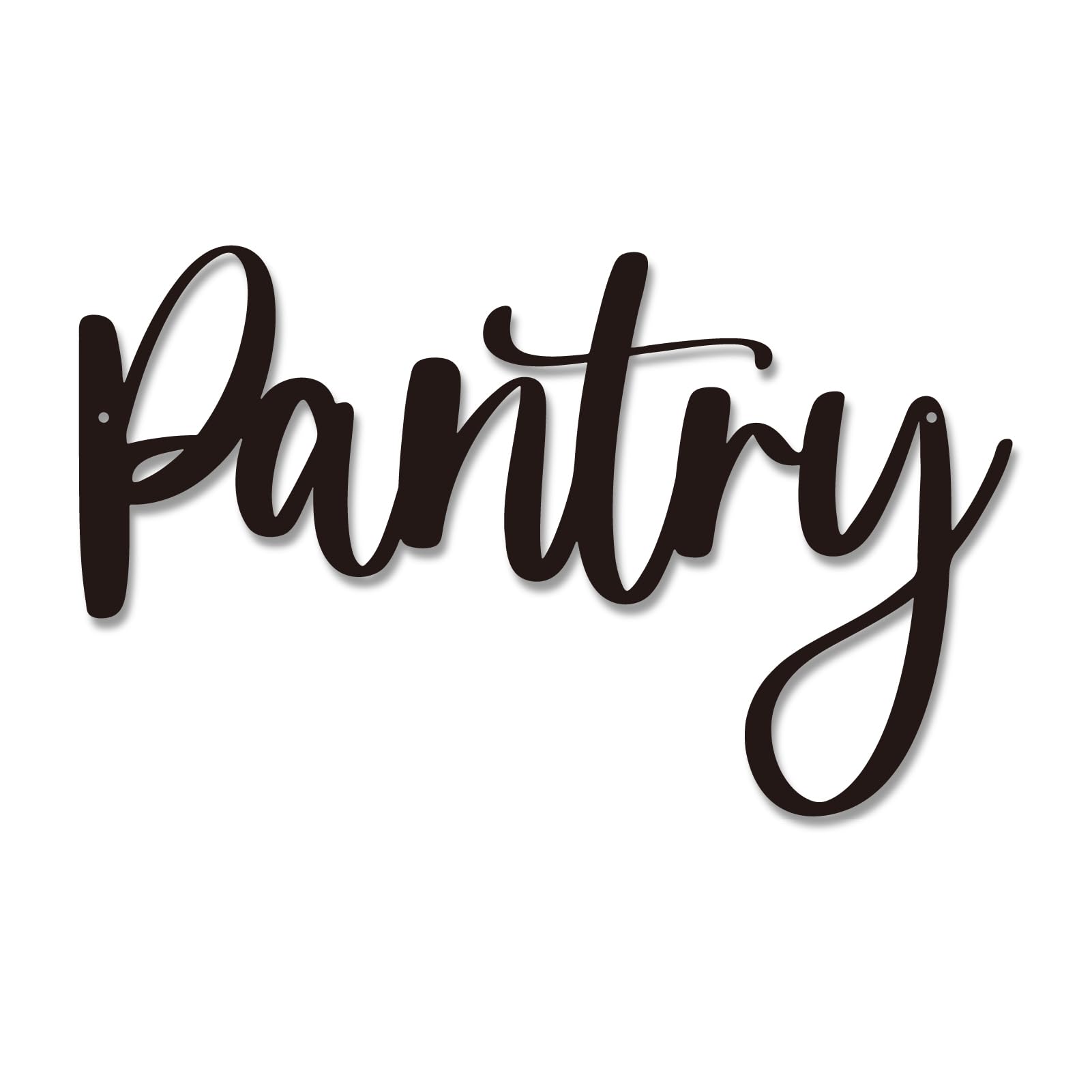 Amazon.com: Pantry Word Sign Metal Wall Decor - 14 x 8.56" Pantry Decor ...