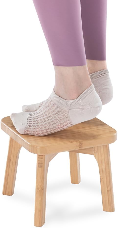 Amazon.com: Wood Step Stool,Wooden Utility Step, Toddler Step Stool for ...